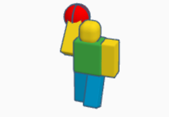 Noob throwing a ball by Kids creator | Download free STL model ...