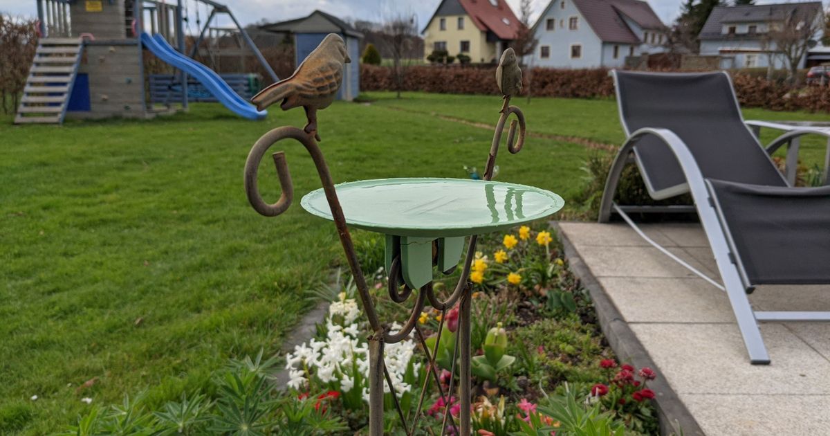 bird bath by AHA | Download free STL model | Printables.com