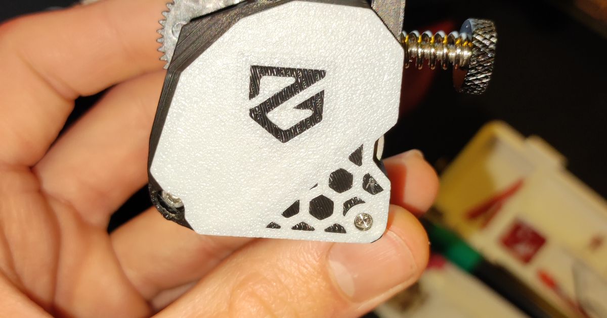 Hummingbird Extruder hex + zero g logo by polo_61 | Download free STL ...