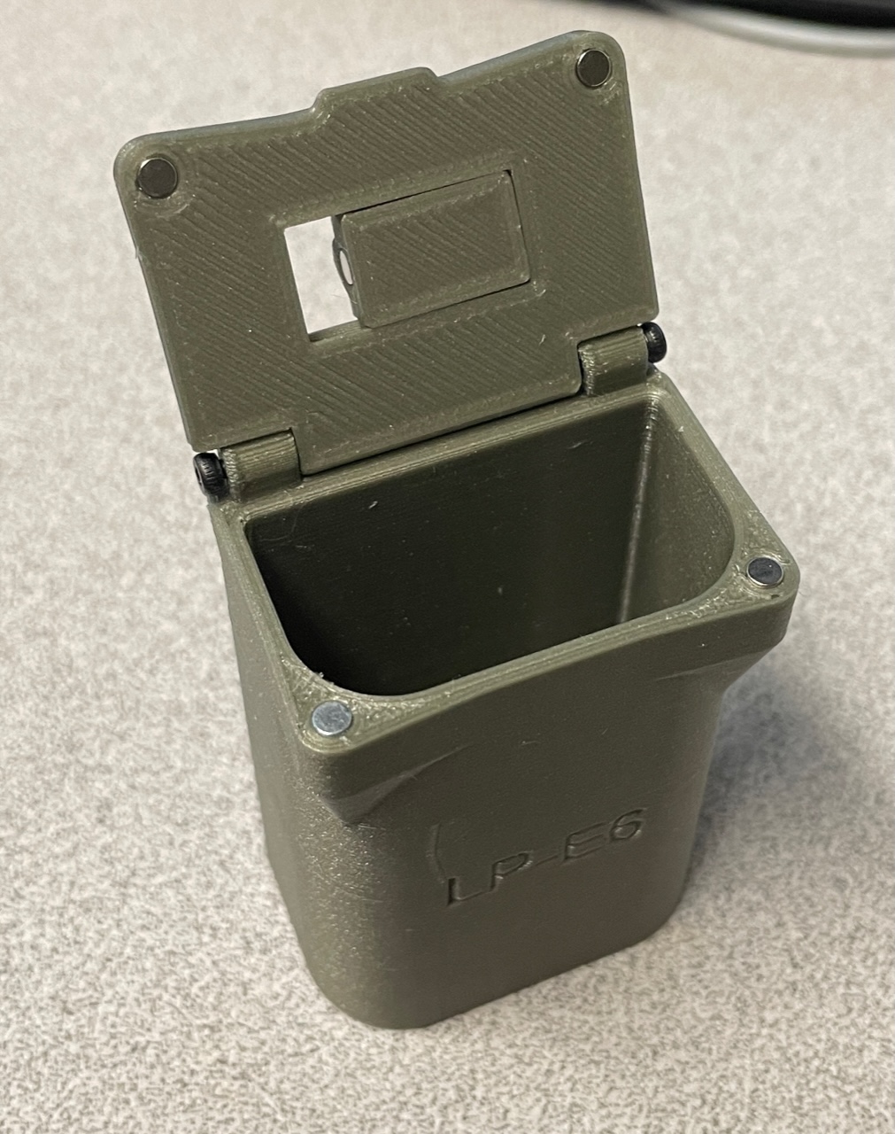 Canon LP-E6 battery case by MidLifeHiker | Download free STL model ...