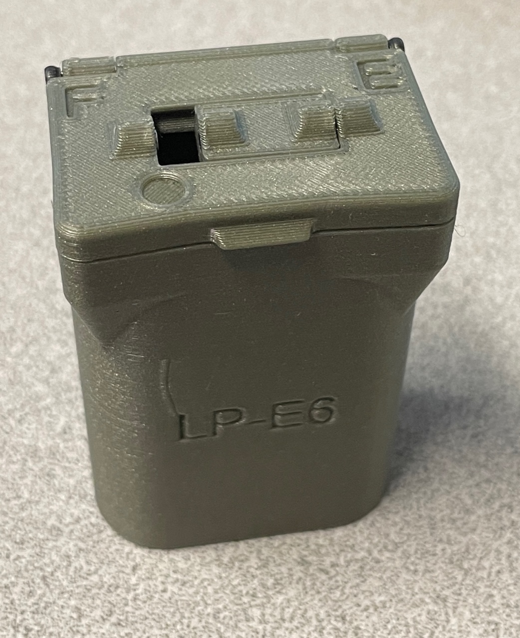 Canon LP-E6 battery case by MidLifeHiker | Download free STL model ...