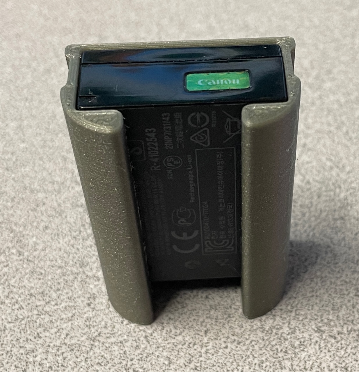 Canon LP-E6 battery case by MidLifeHiker | Download free STL model ...