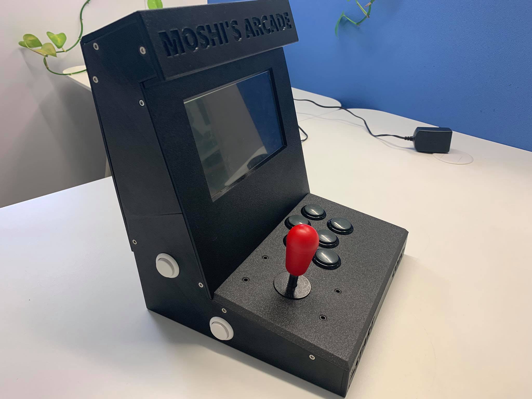 3D Printed Bartop (Desktop) Arcade by MoshiBin | Download free STL ...