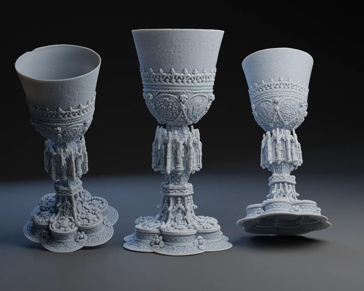 Gothic Chalice. by Peter Farell | Download free STL model | Printables.com