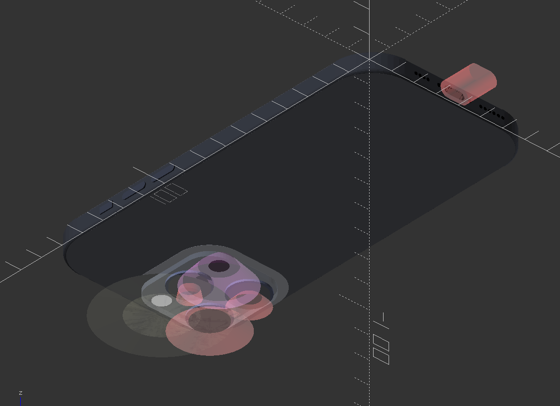 iPhone 15 Pro Max mechanical mockup by idcrook | Download free STL ...