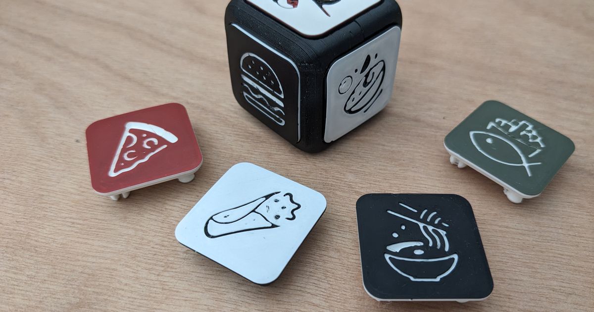 Customizable Cube - Takeaway Food by 3Dri | Download free STL model ...