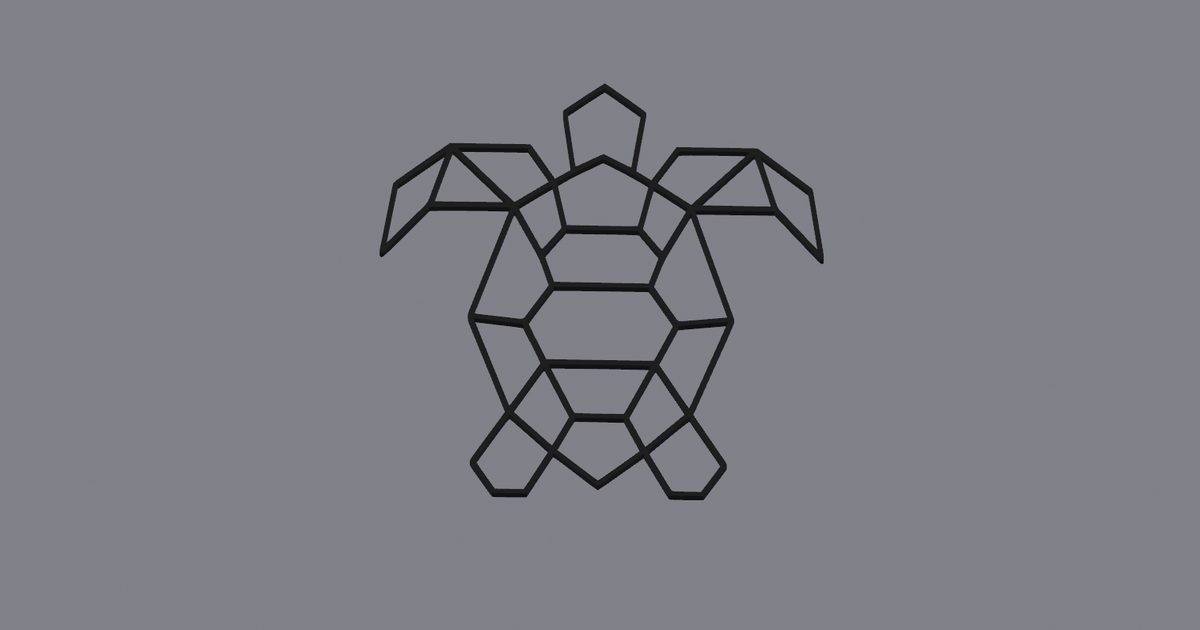 turtle 2d by wallysf | Download free STL model | Printables.com