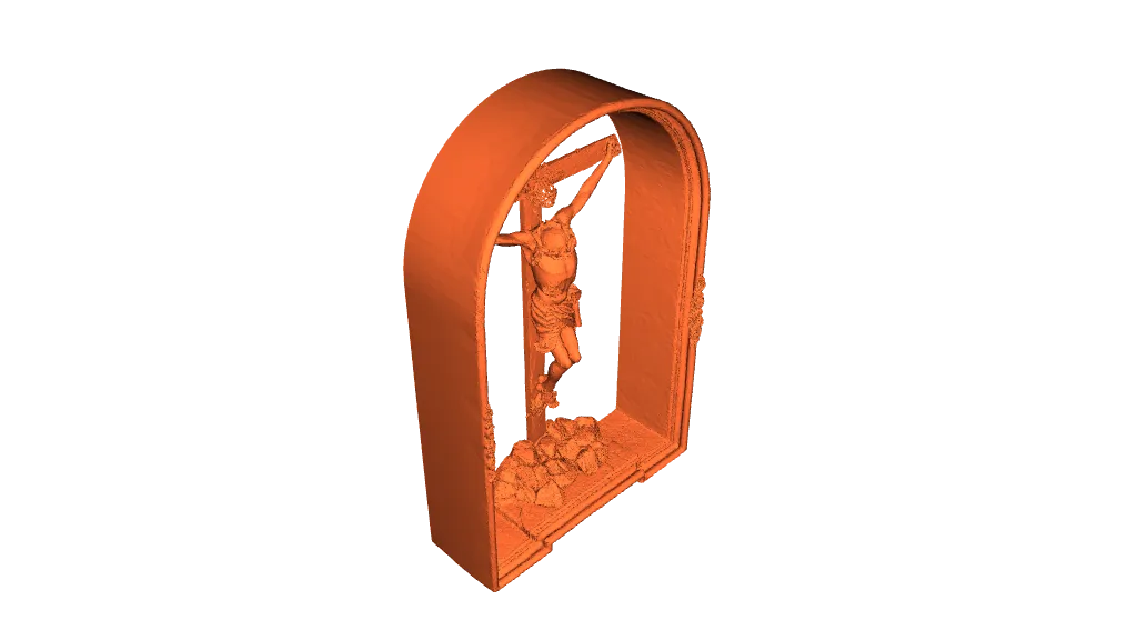 Gothic Cross in Archway by Peter Farell | Download free STL model ...