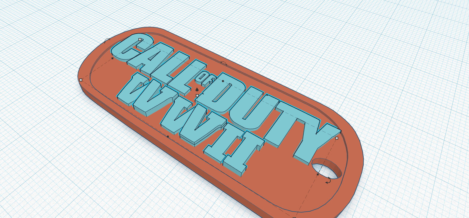 CALL OF DUTY WWII KEYCHAIN by the BUILDER | Download free STL model ...