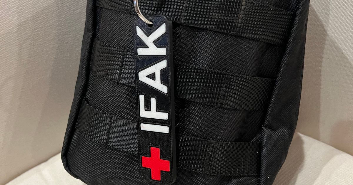 Label that Most Important Bag You Own IFAK First Aid Kit Keychain by ...