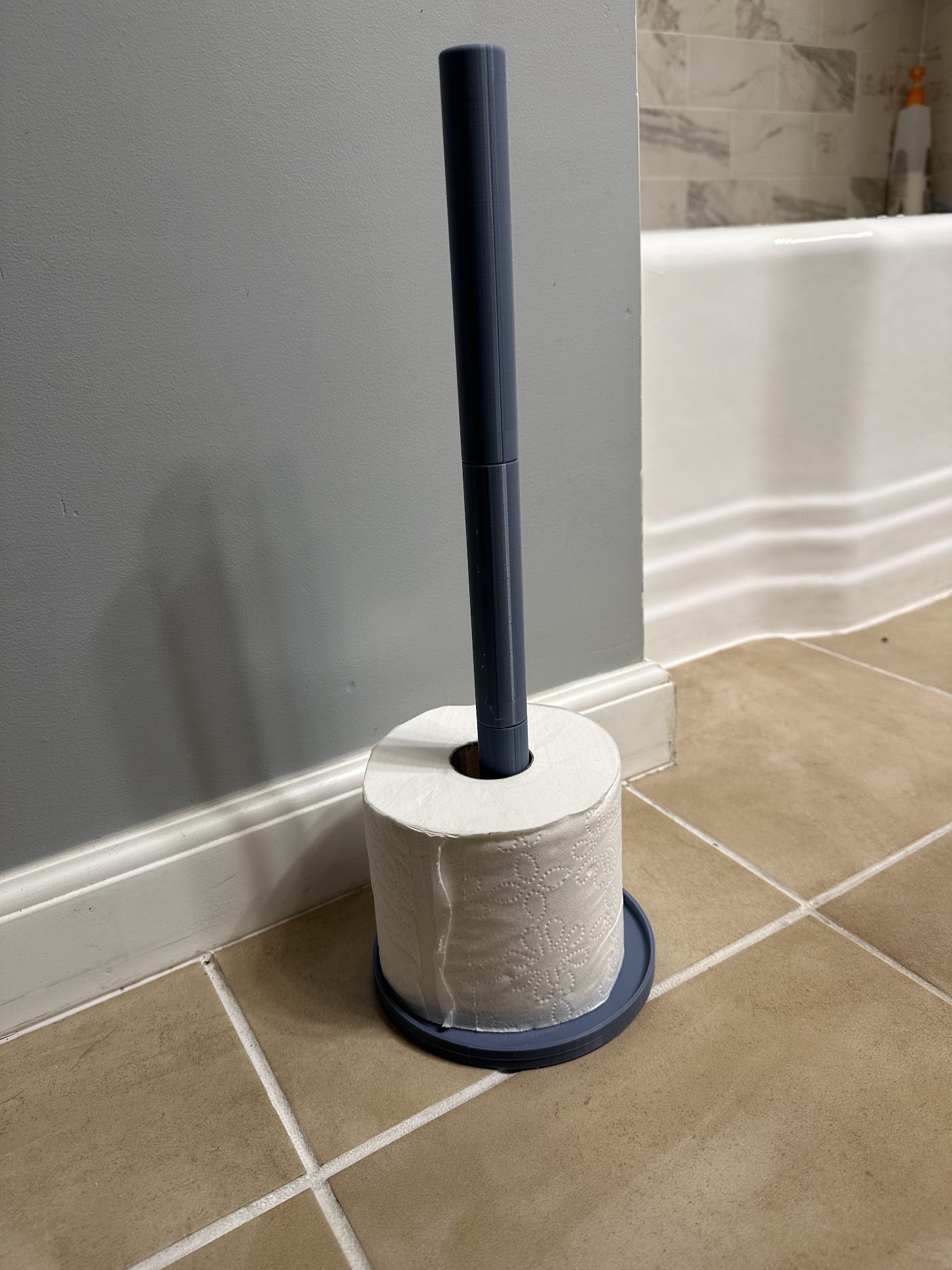 TP Floor Holder by peirvine | Download free STL model | Printables.com