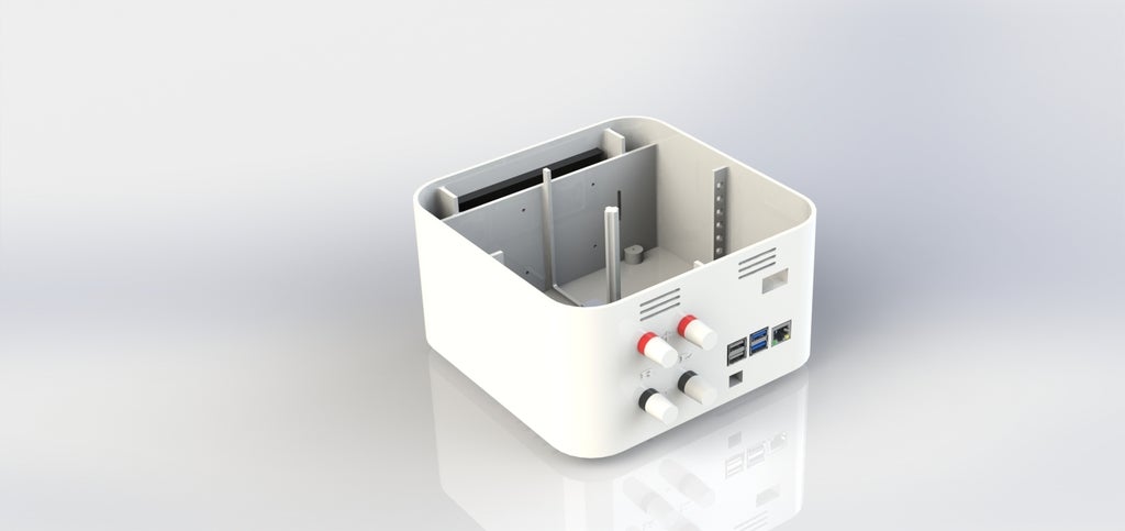 CASE RASPBERRY VOLUMIO - MOODE by Furb3tto | Download free STL model ...