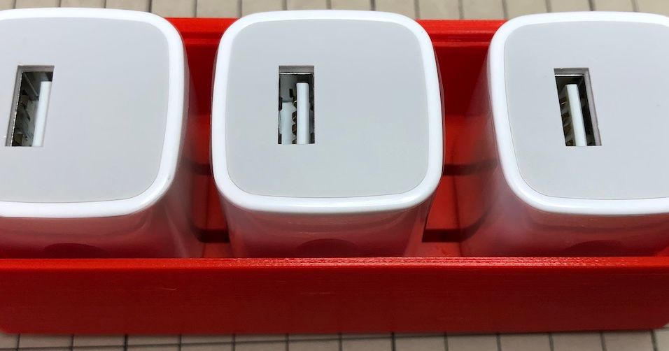 Gridfinity USB AC adapter bin by NovemberKou | Download free STL model ...