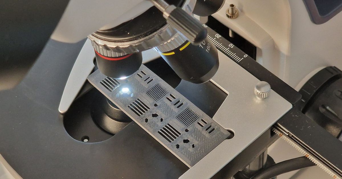 Microscope Slide for filament inspection & PC Blend CF inspection ...