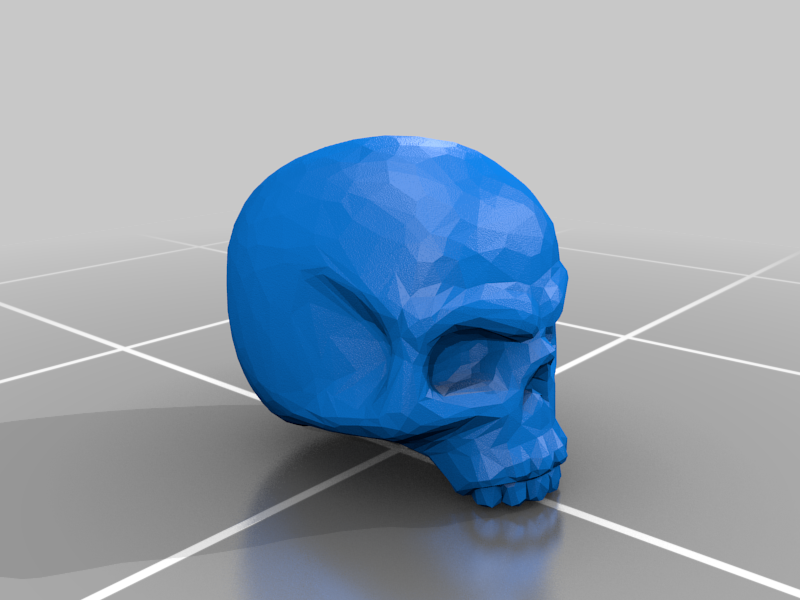 Skull for mini base by Peace | Download free STL model | Printables.com