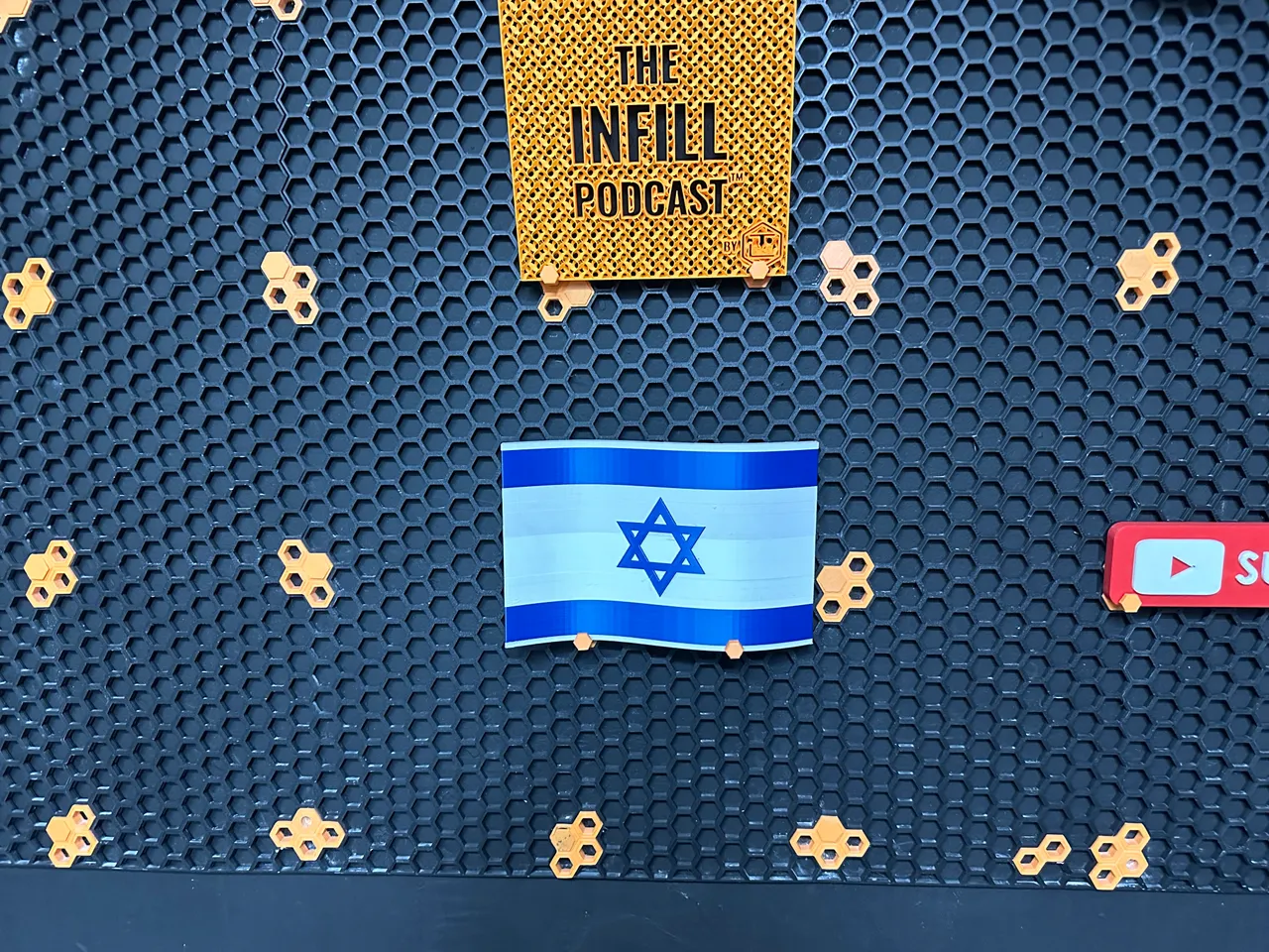 Waving Israeli Flag (Dual Color) by Jonathan Levi | Download free STL model | Printables.com