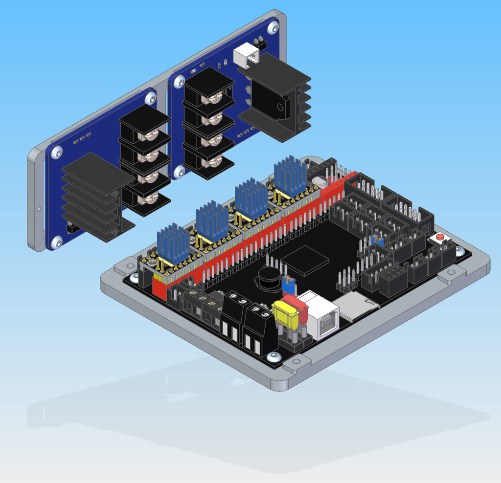 Bigtreetech Skr 1 4 Adapter For Anet E10 E12 E16 By Woyta Download