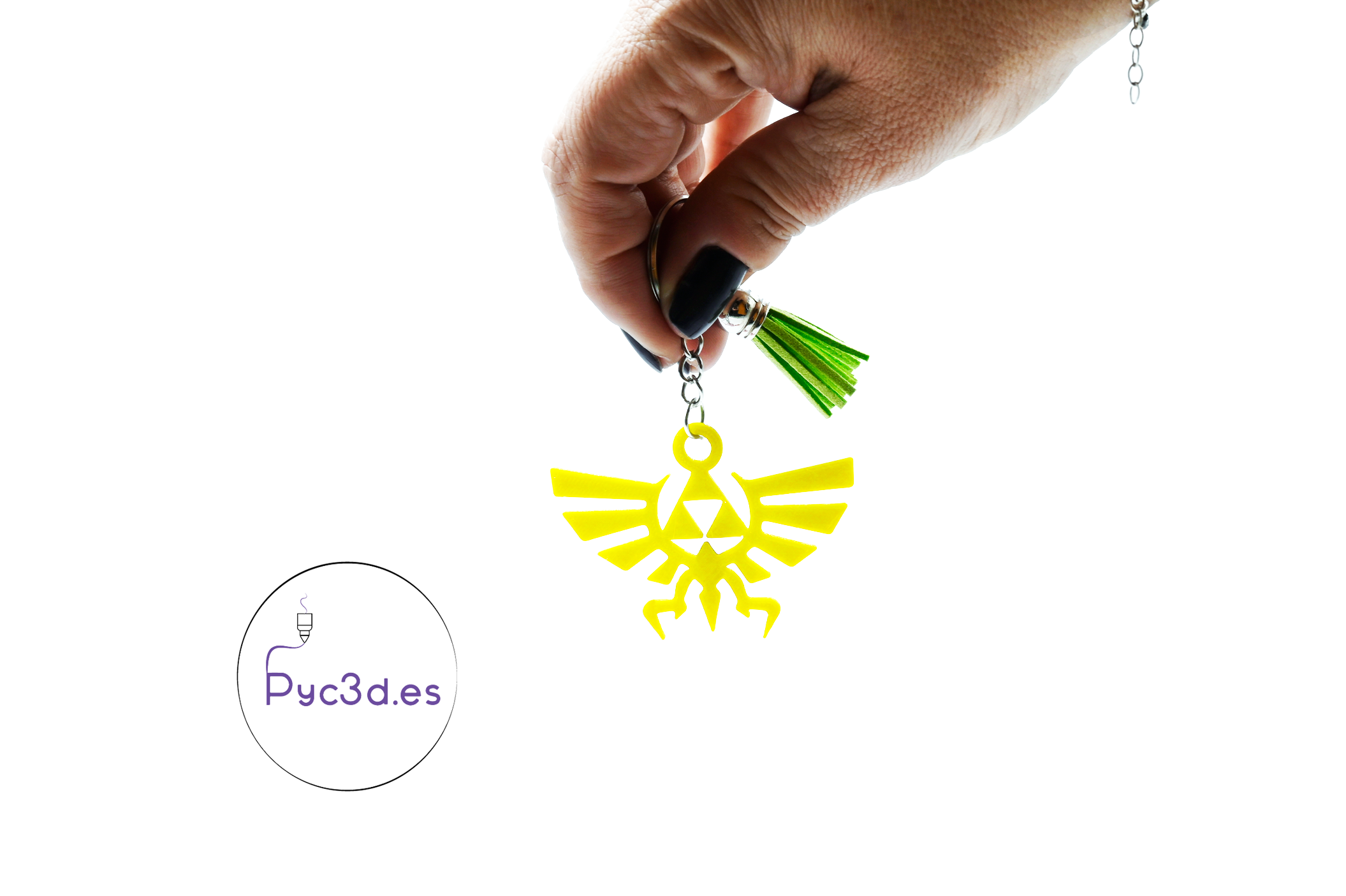 Triforce Logo The Legend Of Zelda Keyring By Pyc3d Es Download Free