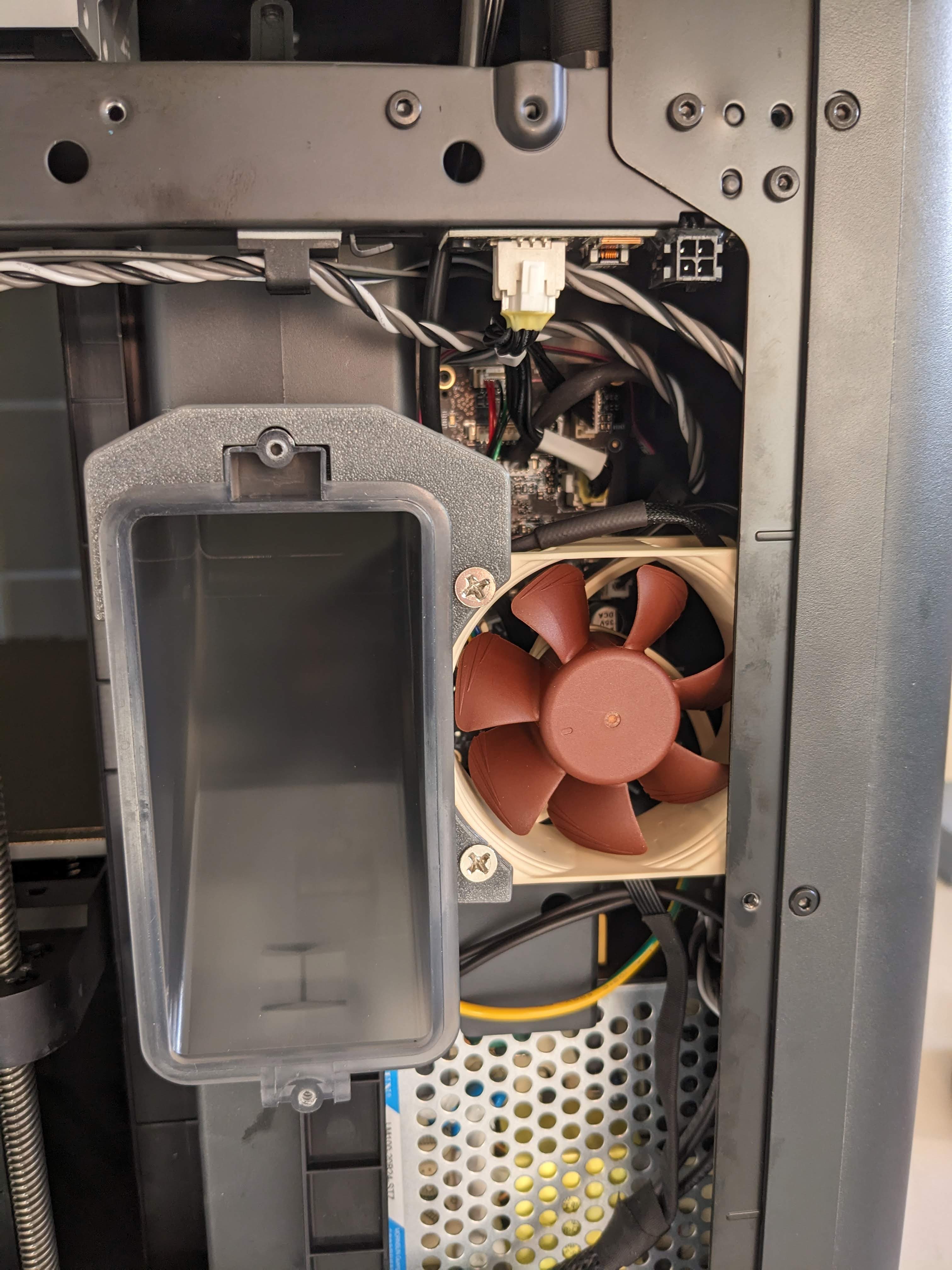 Bambu Lab P1P/P1S/X1 motherboard 60mm fan holder 6025 NF-A6x25 by ...