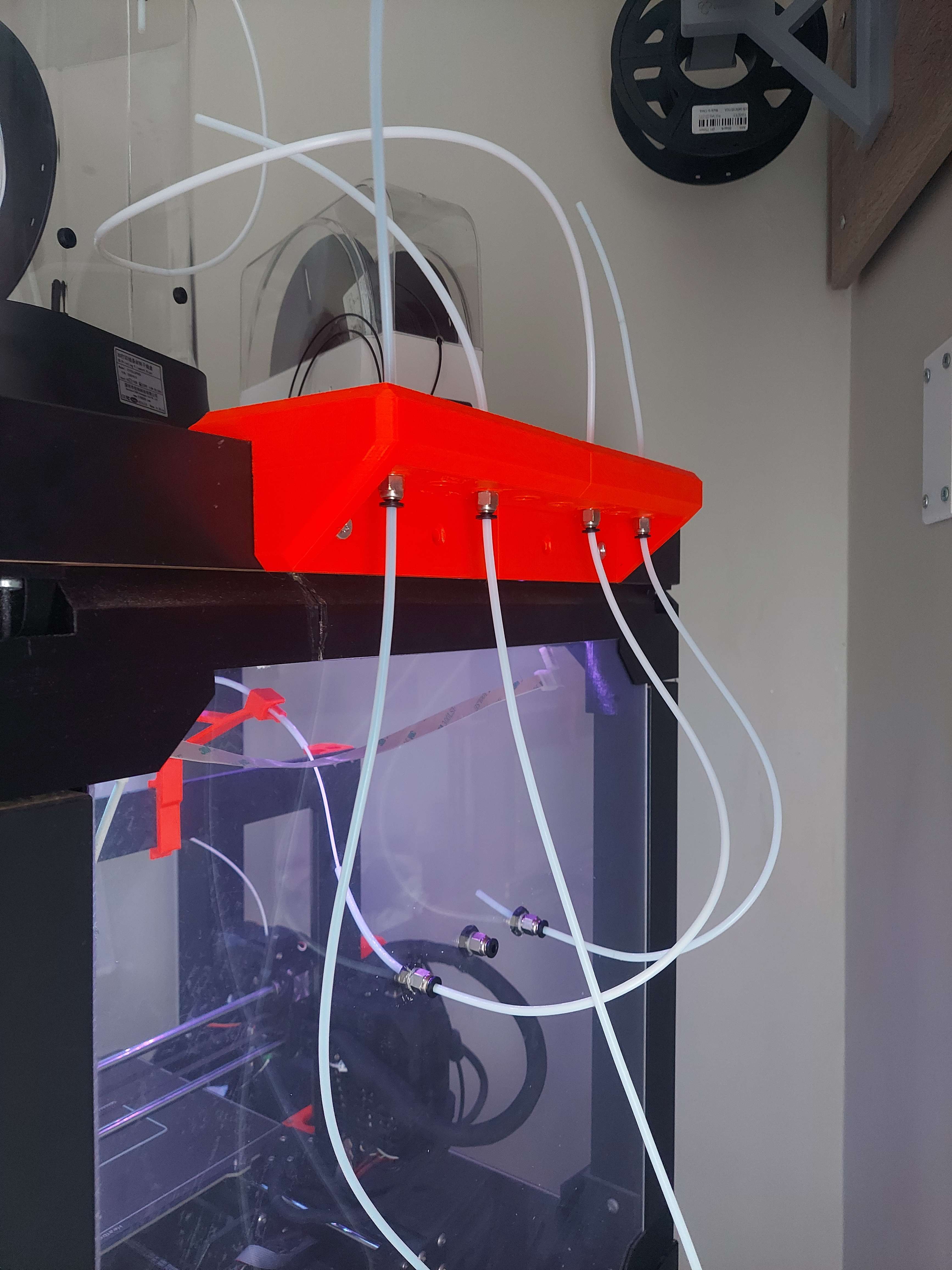 Filament Hub by Print3dCell | Download free STL model | Printables.com