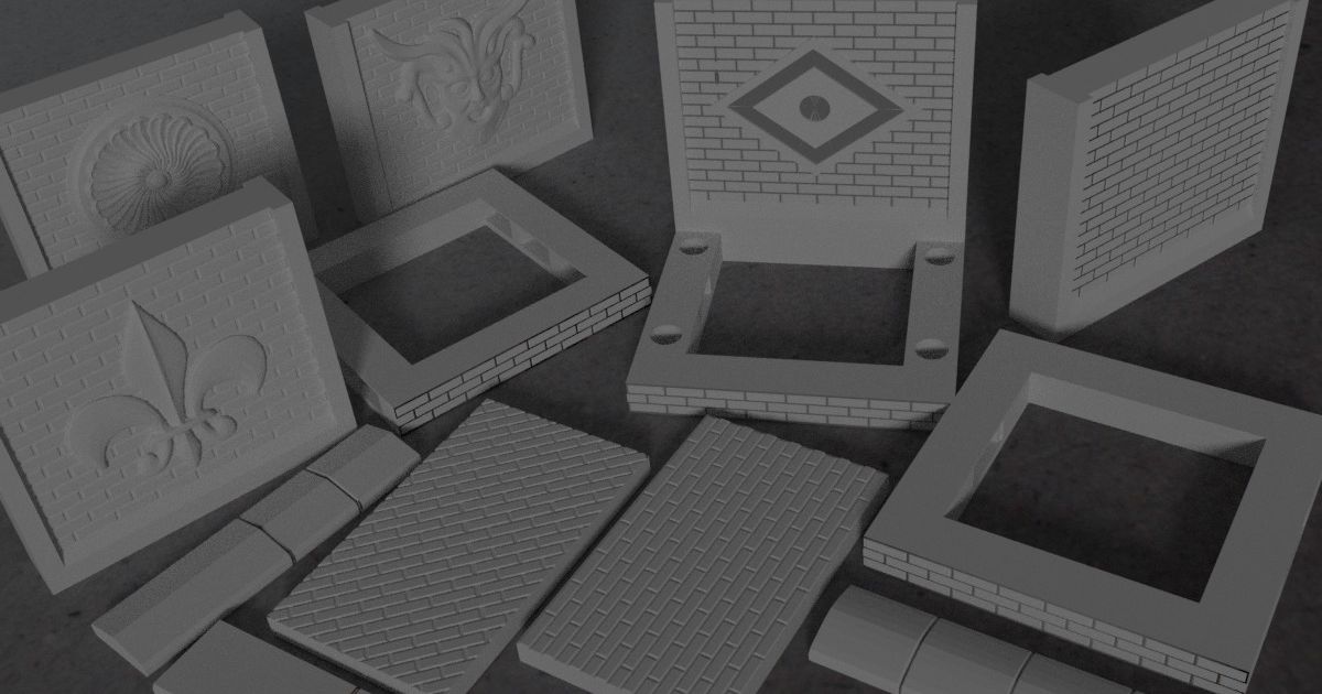 OpenForge 2.0 Passage Modern Brick BASES Openlock Magnetic Triplex by Magig_I3Prusa | Download ...