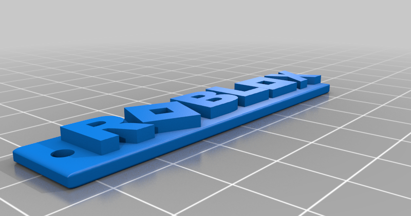 roblox key chain by the BUILDER | Download free STL model | Printables.com