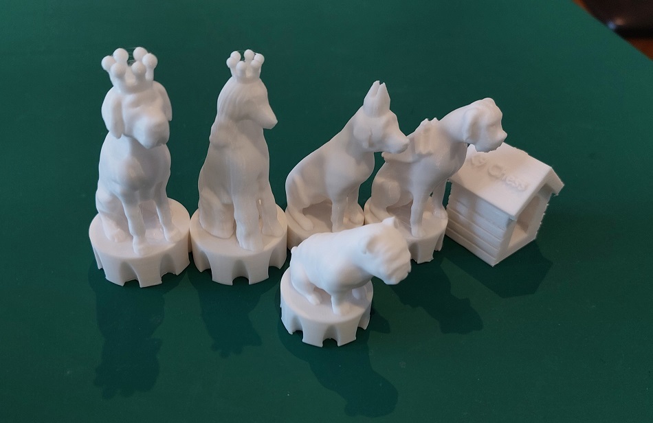 K9 (Dog) Chess Set by PaulB | Download free STL model | Printables.com