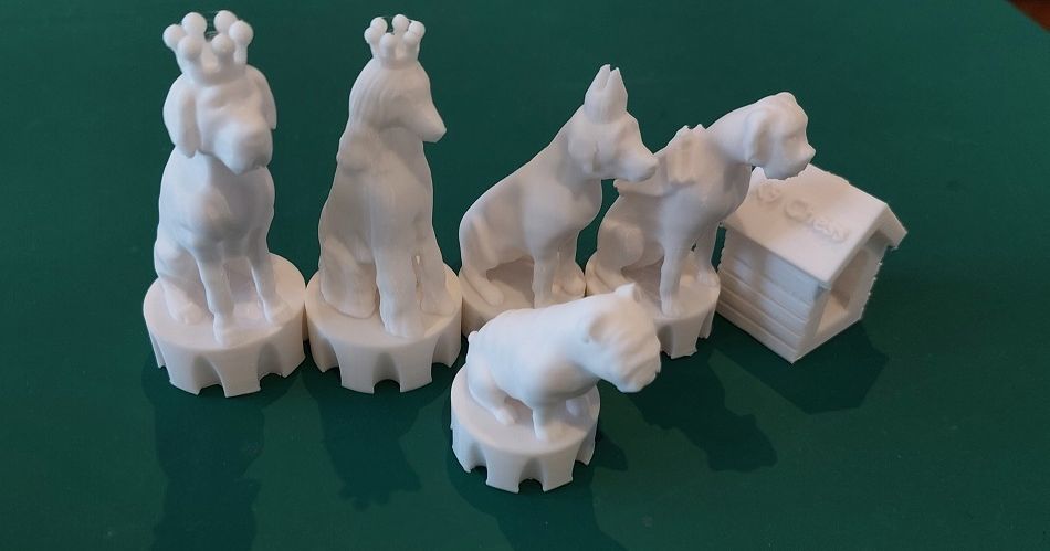 K9 (Dog) Chess Set by PaulB | Download free STL model | Printables.com
