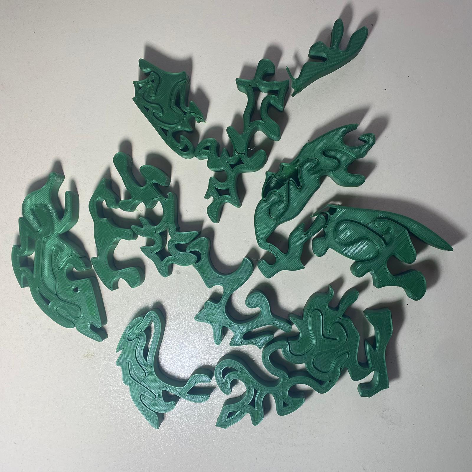 Dolphin Puzzle by 3esign | Download free STL model | Printables.com