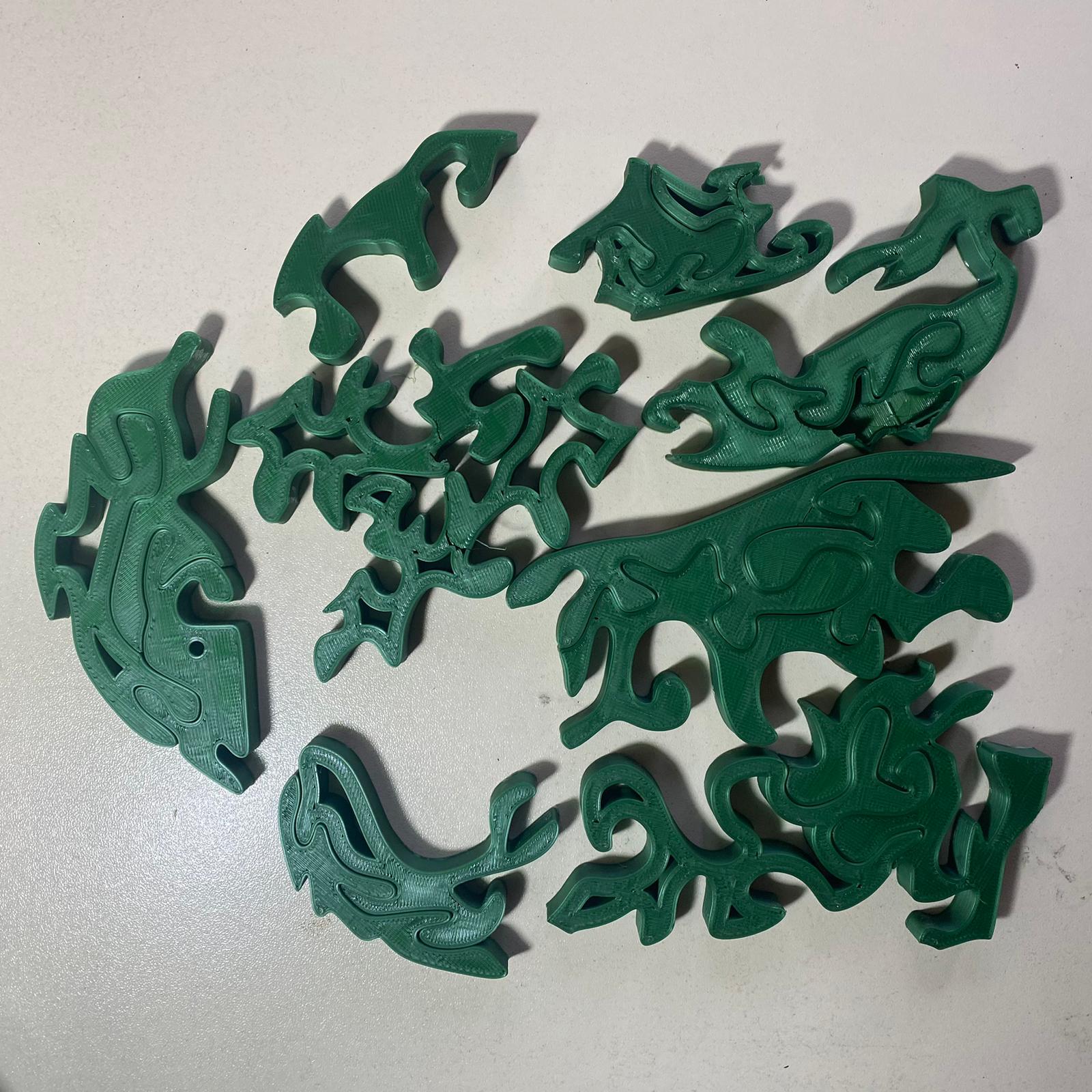 Dolphin Puzzle by 3esign | Download free STL model | Printables.com