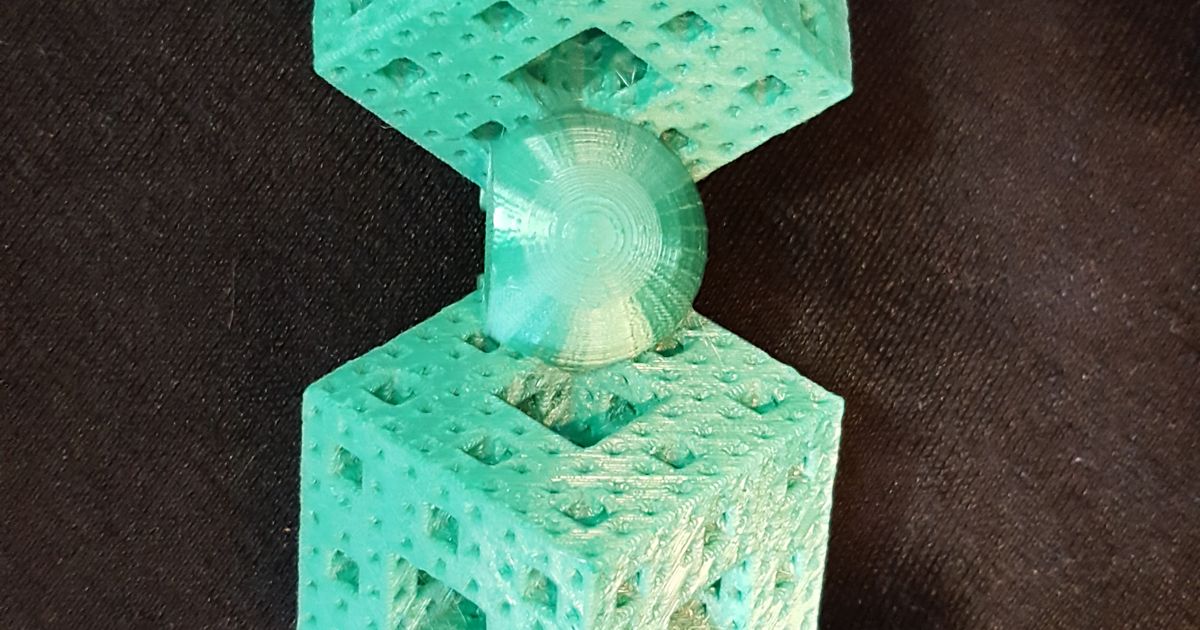 Bow Tie: Sierpinkski (Menger sponge) by SmoothDragon | Download free ...