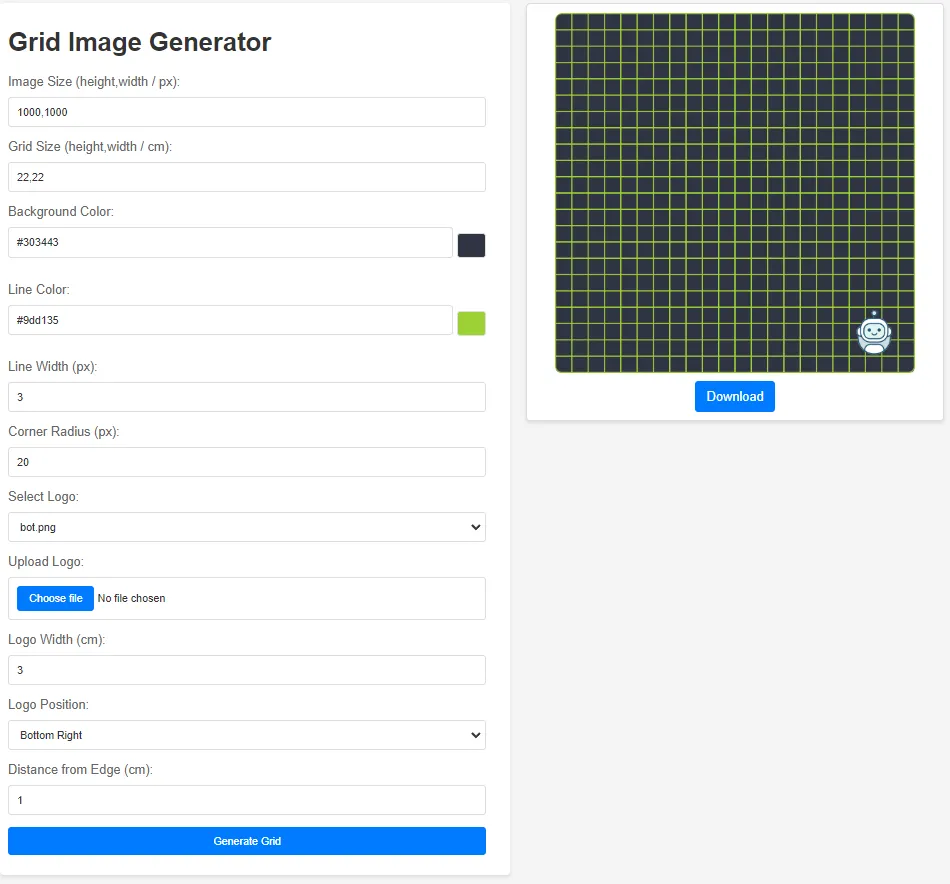 Grid Texture Generator for PrusaSlicer and others by mrFenyx | Download ...