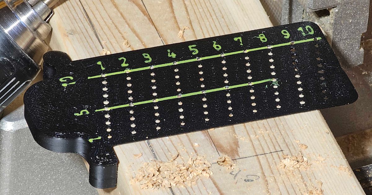 Woodworking Metric 'T' Scriber for easy drilling and cutting offset ...