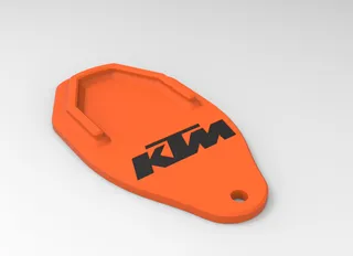 KTM Racing plate by marcel293 | Download free STL model | Printables.com