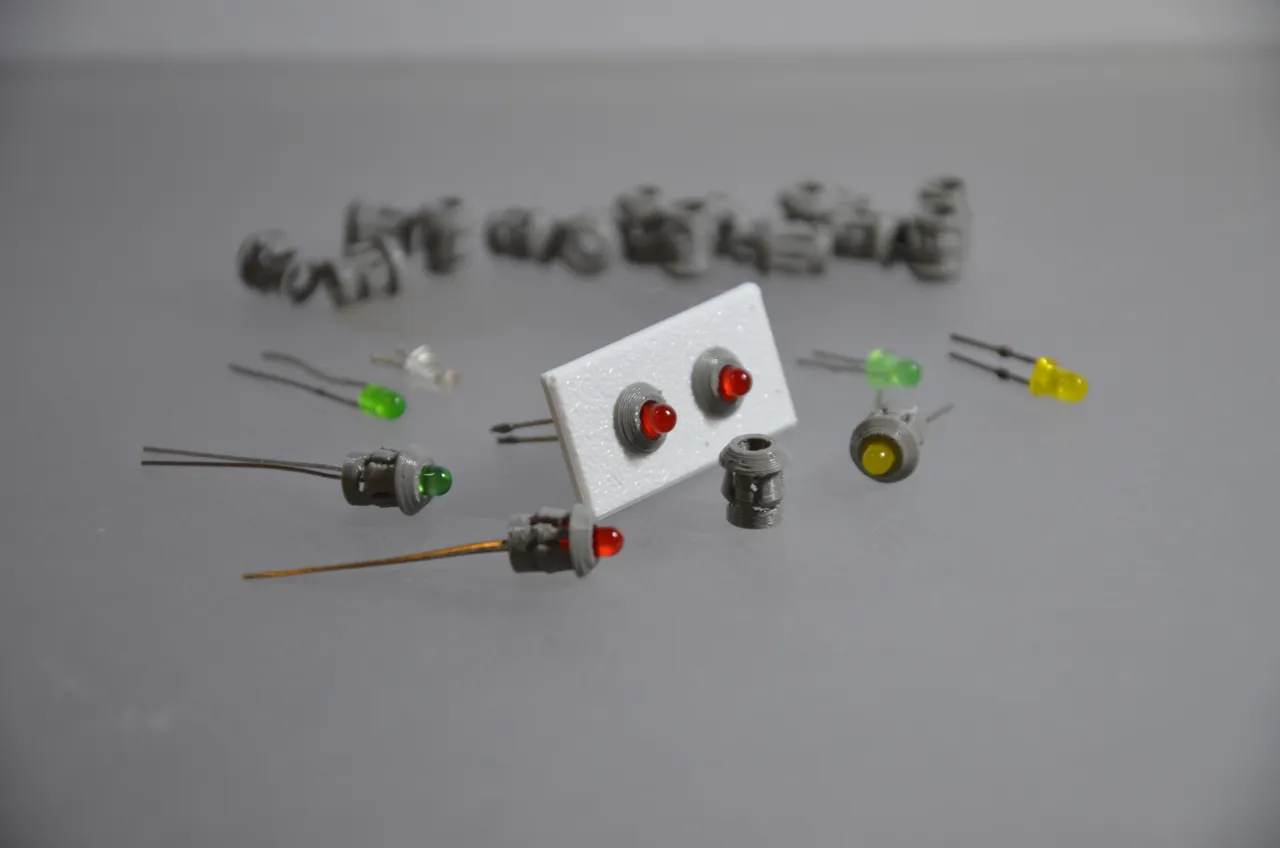 3mm LED Holder by firstgizmo | Download free STL model | Printables.com