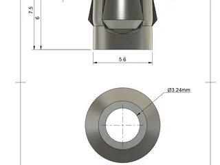 3mm LED Holder by firstgizmo | Download free STL model | Printables.com