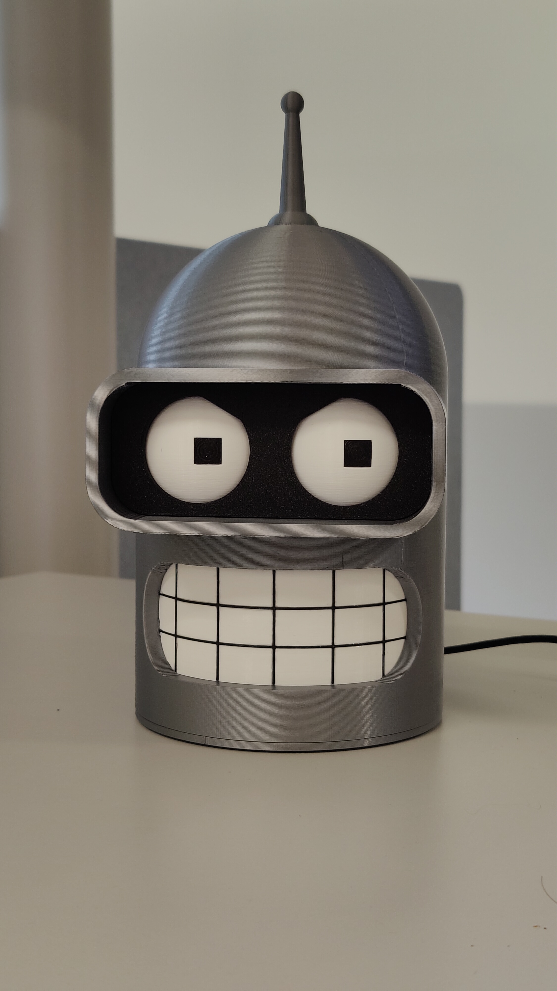 Bender head with moving eyes by Fx137 | Download free STL model ...