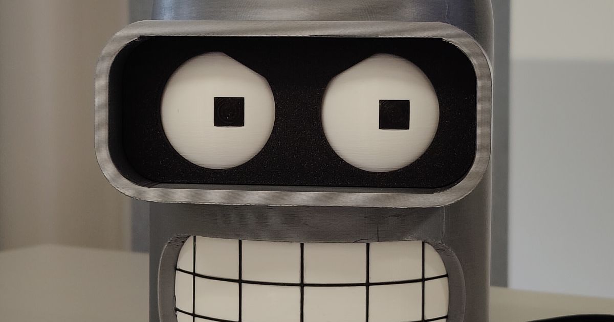 Bender head with moving eyes by Fx137 | Download free STL model ...