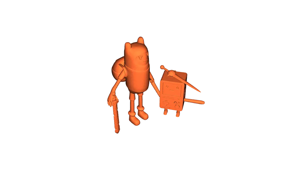 Fin and BMO by Peter Farell | Download free STL model | Printables.com