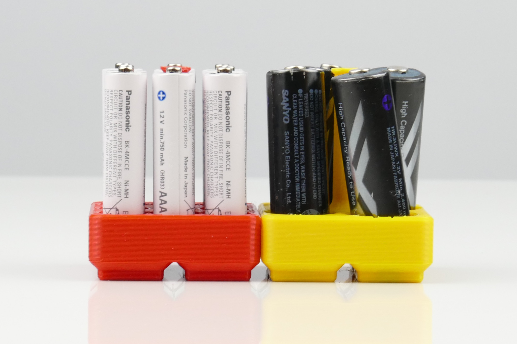 Eurobox/Gridfinity Inserts for AA or AAA Batteries in 7.5 cm Eurobox by ...