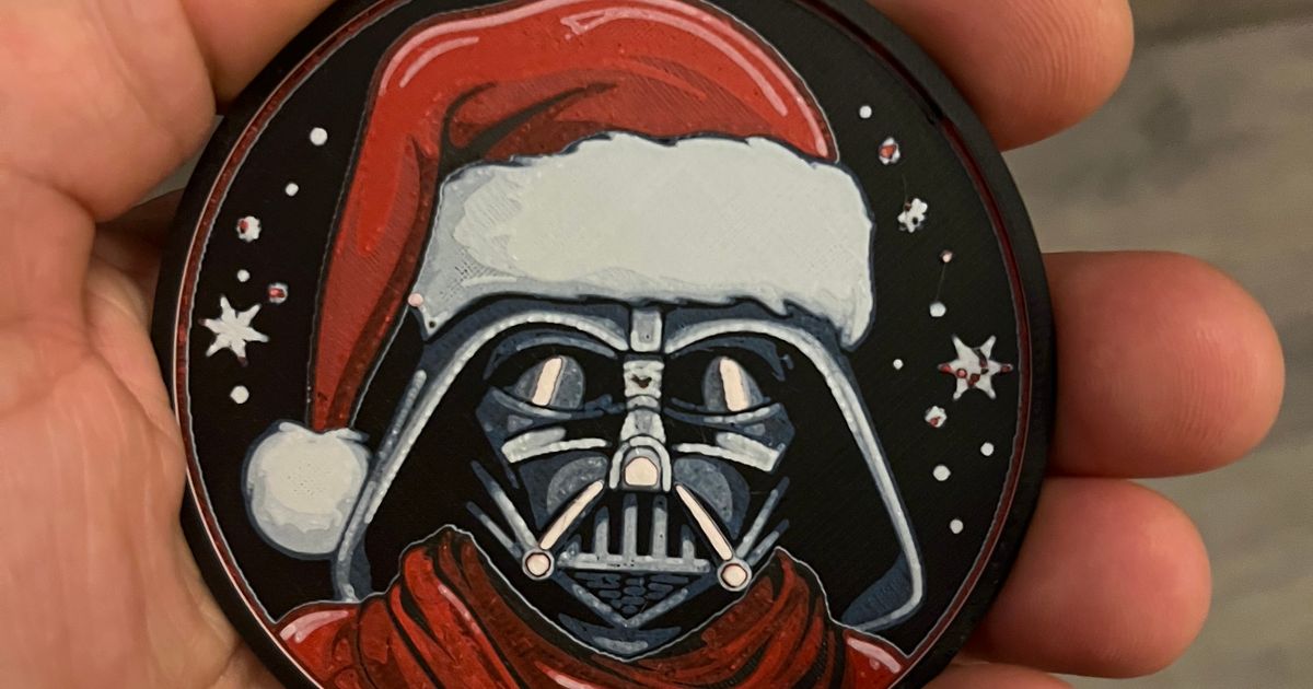 Father 'Sith'mas Tree Decoration (filament painting) by Ian Smalley ...