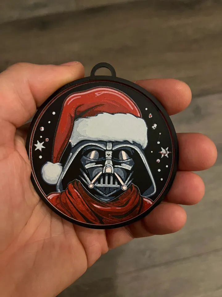 Father 'Sith'mas Tree Decoration (filament painting) by Ian Smalley ...