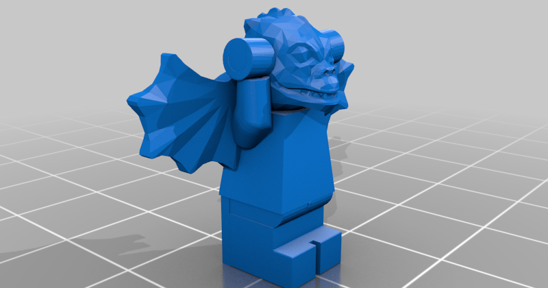 Brick Gargoyle by Michael Matteson | Download free STL model ...