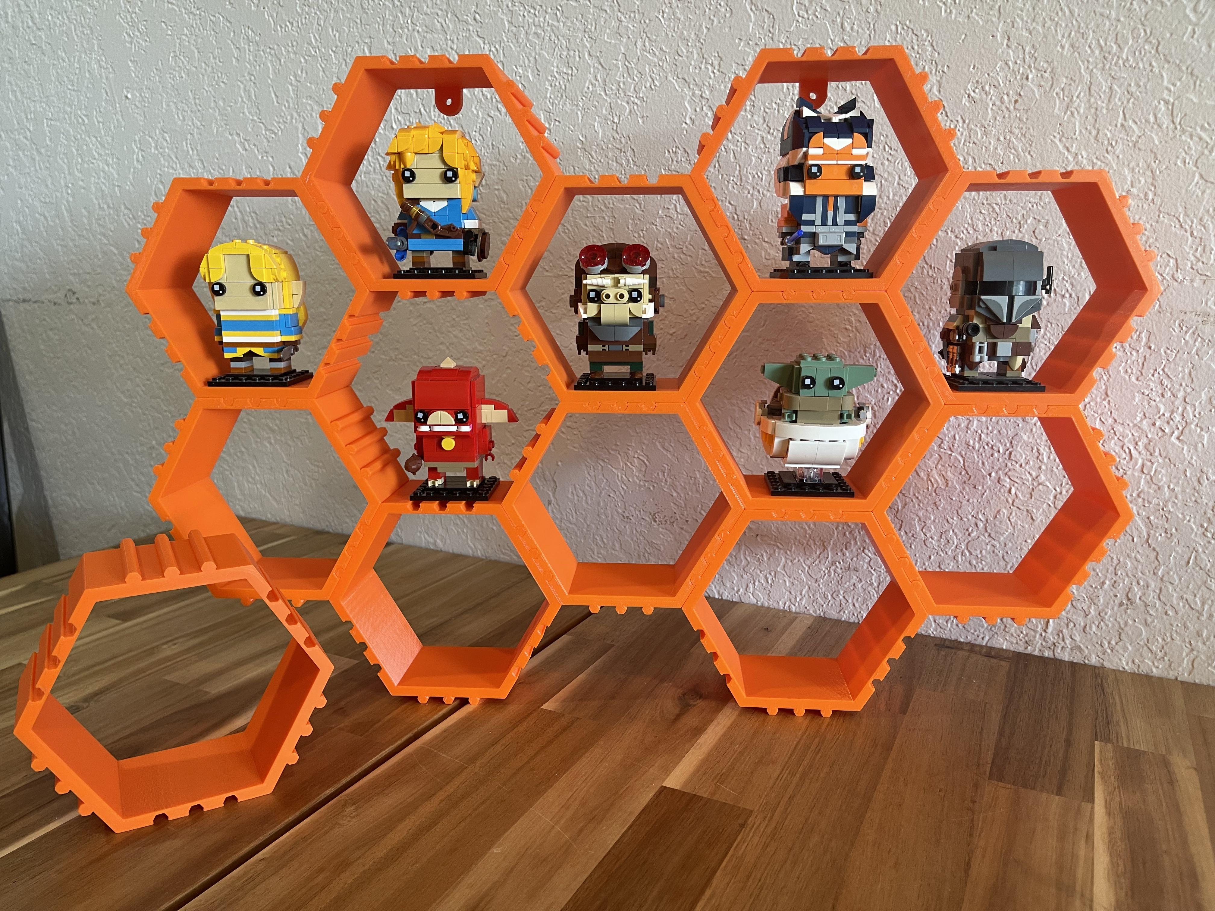 Hexegonal Modular Shelves by DadBot3DP | Download free STL model ...