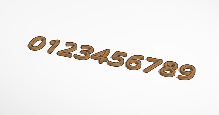 Numbers numbers numbers ... by Best_codes | Download free STL model ...
