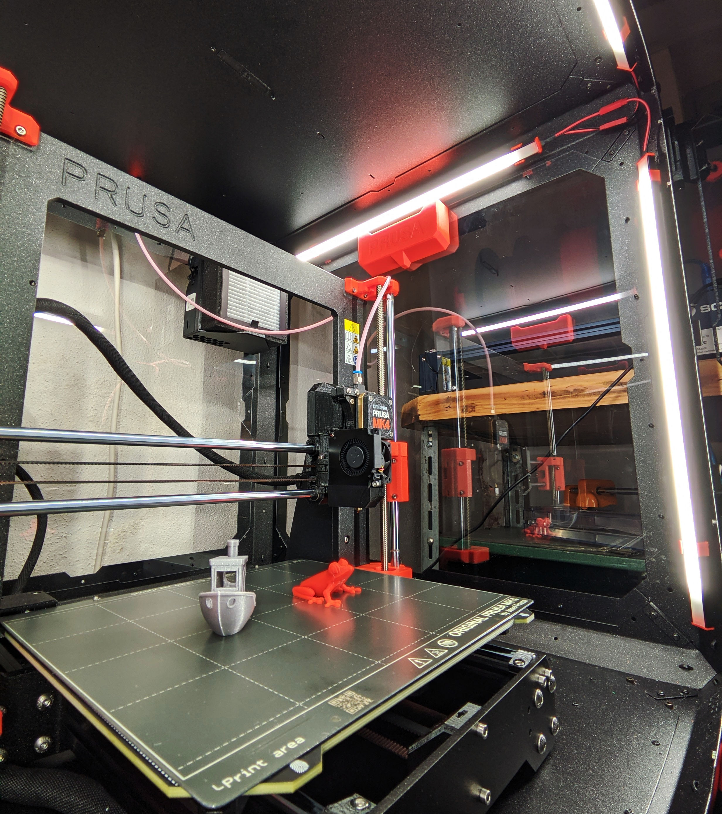 LED Bracket for Original Prusa Enclosure by buchnema | Download free ...
