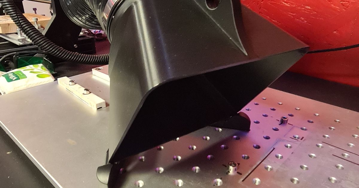 Extractor head for 100mm tube by Laguite | Download free STL model ...