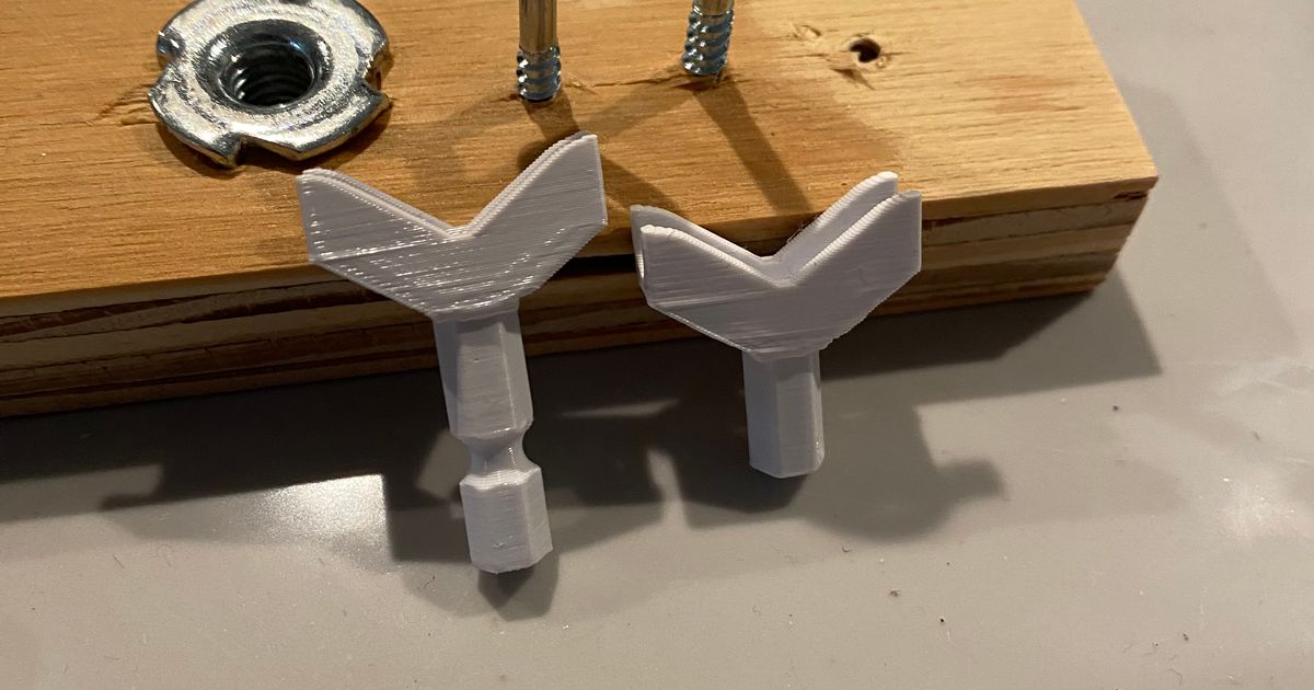 Hook/thumb screw drill bit by Zathrus | Download free STL model ...