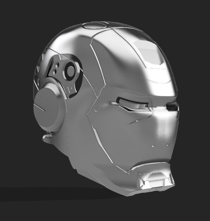 Iron Terminator Fan Art Helmet by DFD 3D | Download free STL model ...
