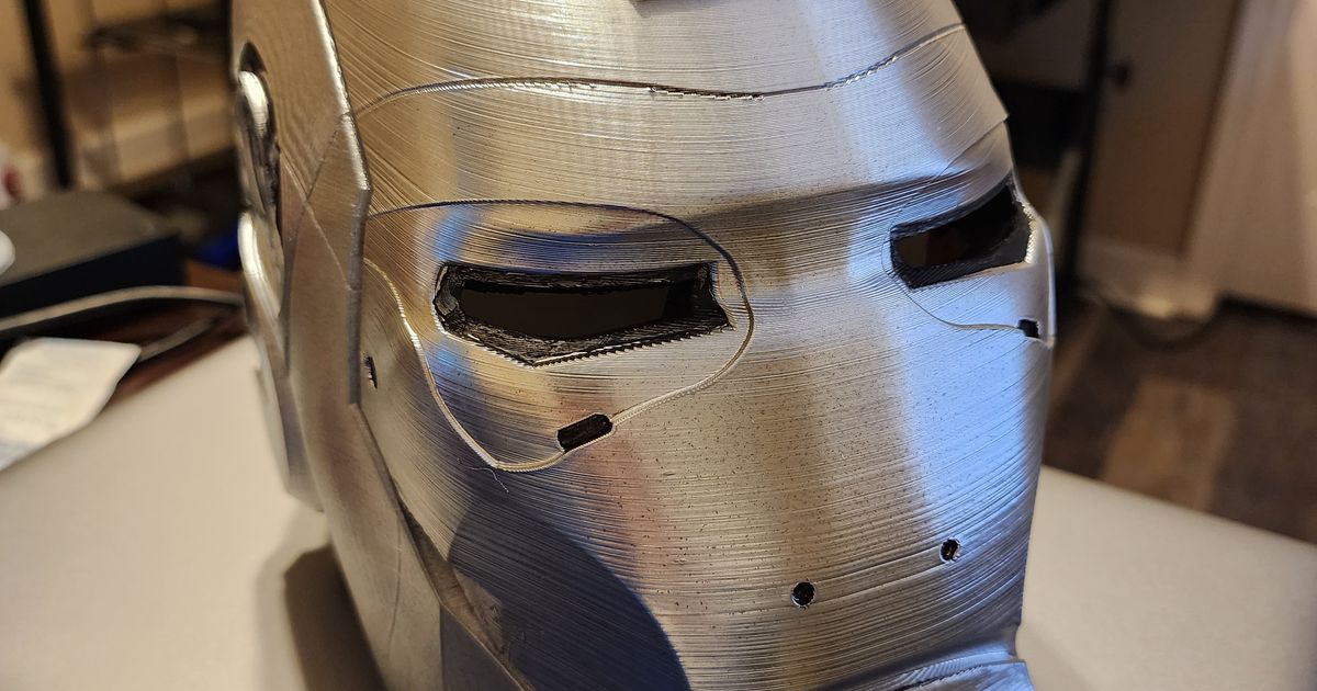 Iron Terminator Fan Art Helmet by DFD 3D | Download free STL model ...